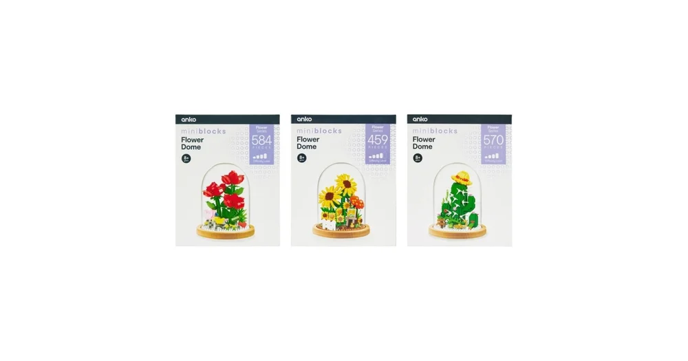 Kmart Anko Mini Blocks Flower Series reviews | ProductReview.com.au