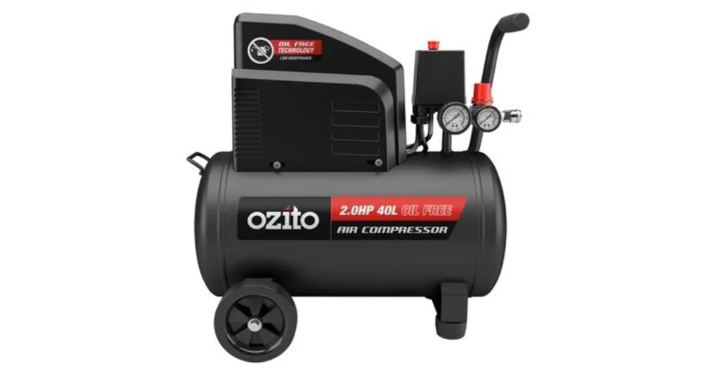 Ozito 40L 2.0HP Oil Free Air Compressor ACP-4025 reviews ...