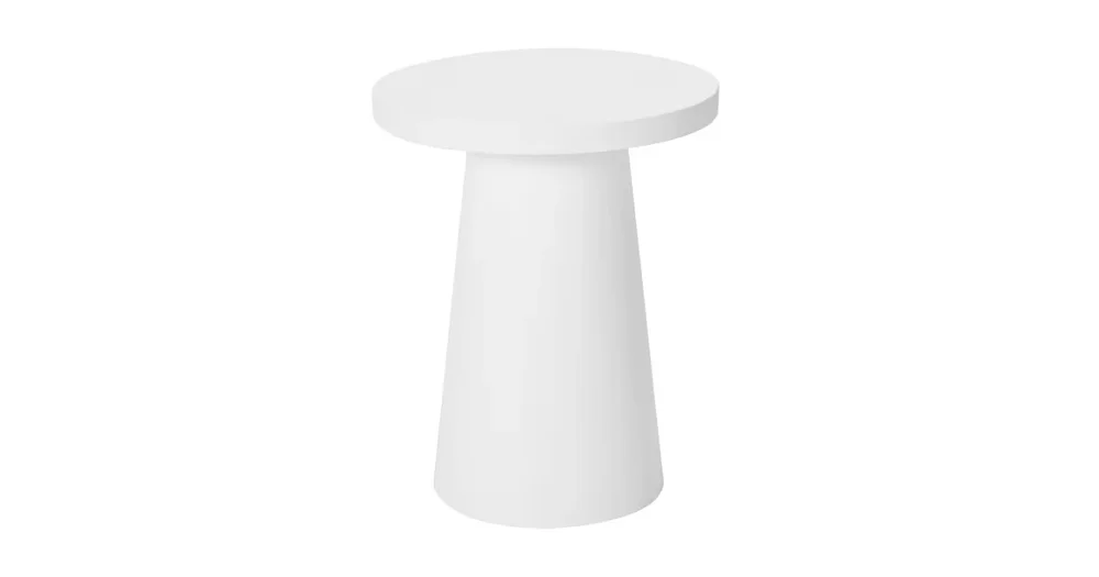 Kmart White Textured Side Table reviews | ProductReview.com.au