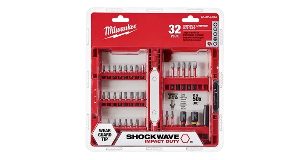 Milwaukee Shockwave Impact Duty Driver Bit Set - 32 Piece reviews ...