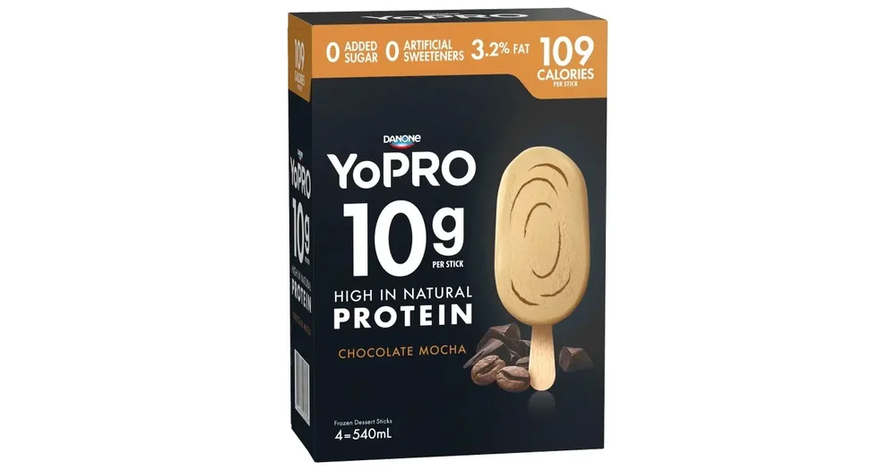 YoPRO Chocolate Mocha Frozen Dessert Sticks reviews | ProductReview.com.au