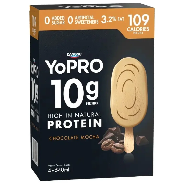 YoPRO Chocolate Mocha Frozen Dessert Sticks reviews | ProductReview.com.au