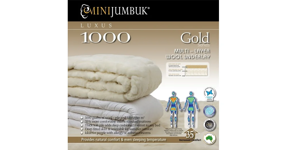 MiniJumbuk Luxus Underlay reviews | ProductReview.com.au