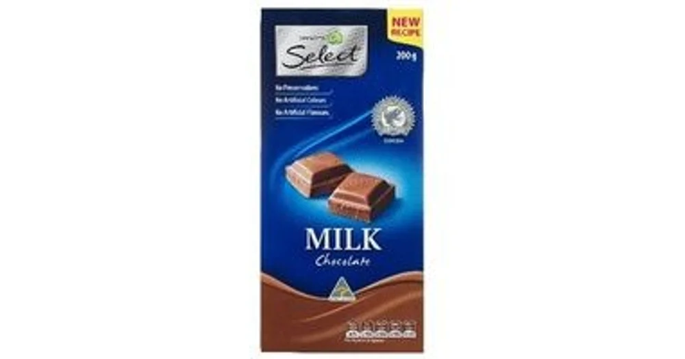 Woolworths Select Block Milk Chocolate reviews | ProductReview.com.au