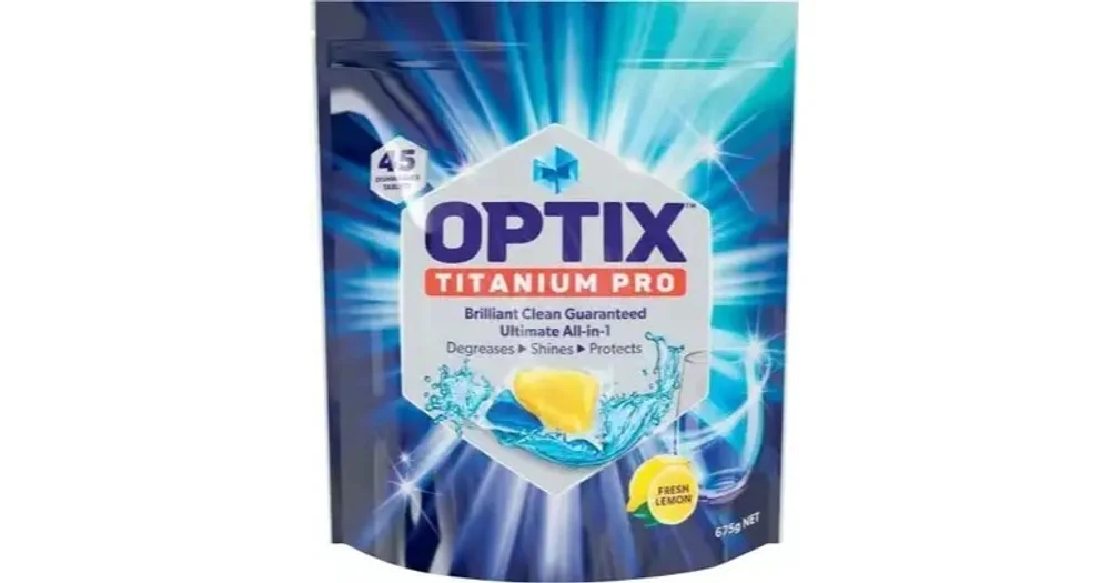 Optix Titanium Pro Dishwashing Tablets reviews | ProductReview.com.au