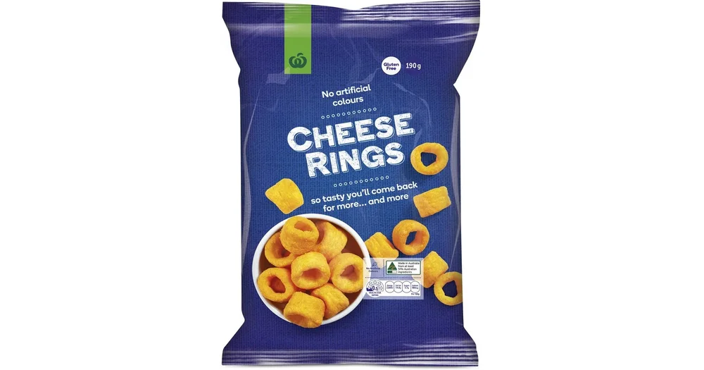 Woolworths Cheese Rings reviews | ProductReview.com.au