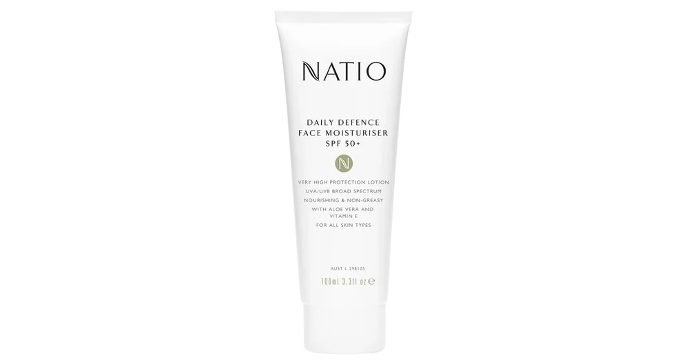 Natio Daily Defence Face Moisturiser SPF 50+ reviews | ProductReview.com.au