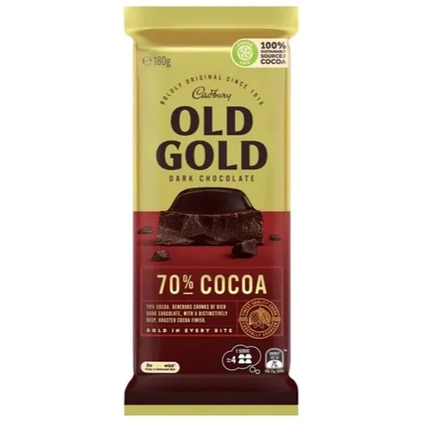 Cadbury Old Gold 70% Cocoa reviews | ProductReview.com.au