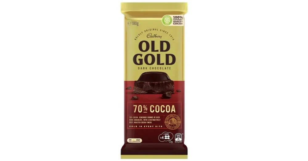 Cadbury Old Gold 70% Cocoa reviews | ProductReview.com.au