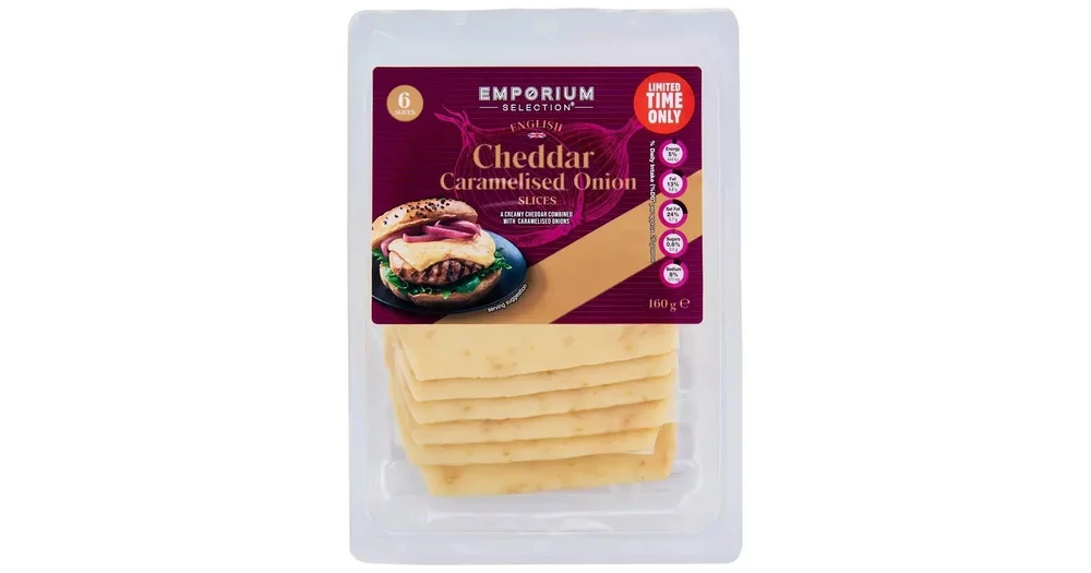 ALDI Emporium Selection Caramelised Onion Cheese Slices reviews ...