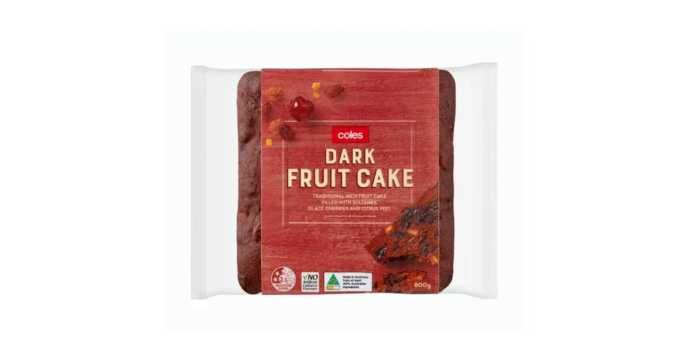 Coles Bakery Dark Fruit Cake reviews | ProductReview.com.au