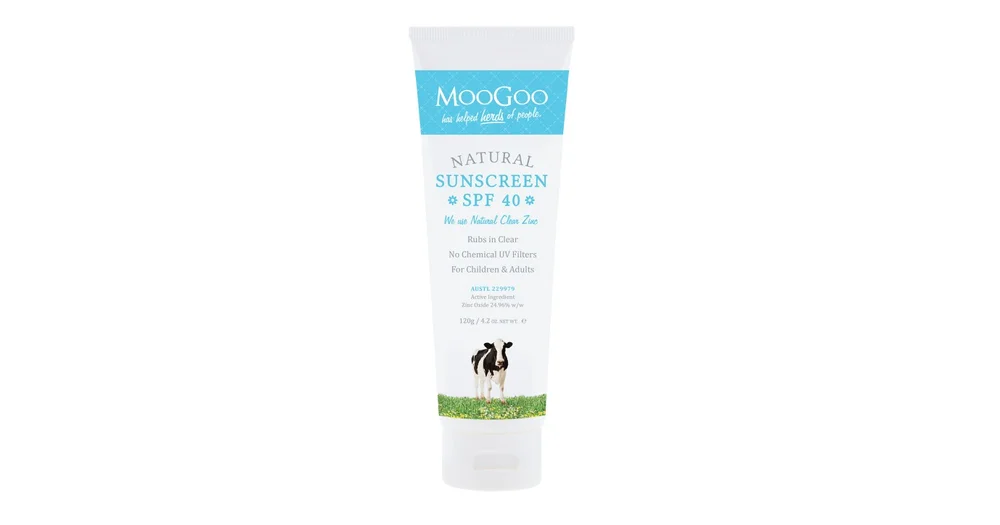 MooGoo Natural Sunscreen SPF40 | ProductReview.com.au