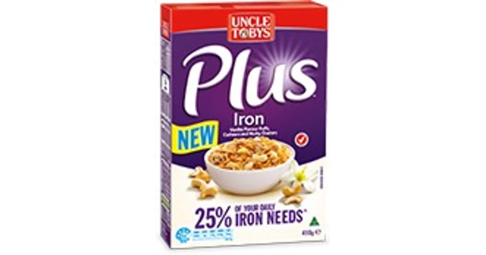 Uncle Tobys Plus Iron | ProductReview.com.au