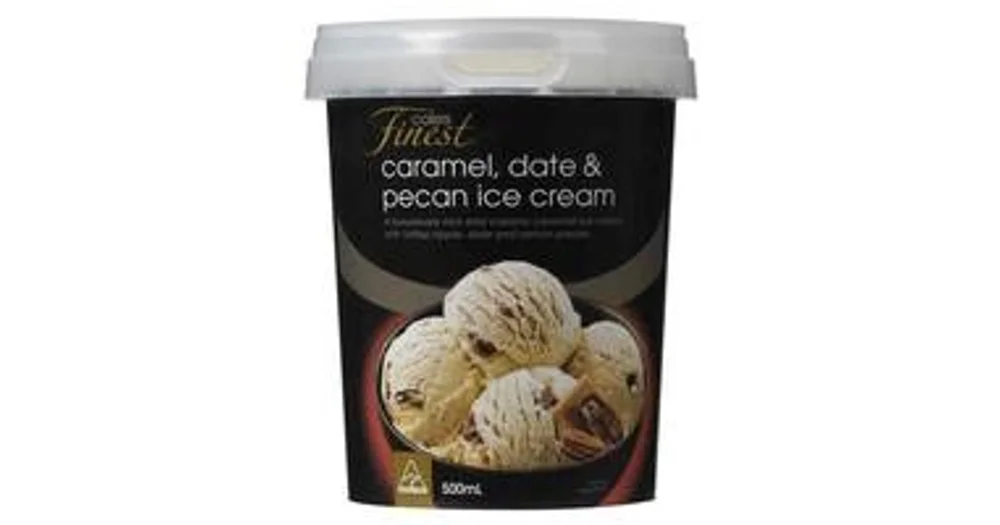 Coles Finest Caramel Date & Pecan 500ml reviews | ProductReview.com.au