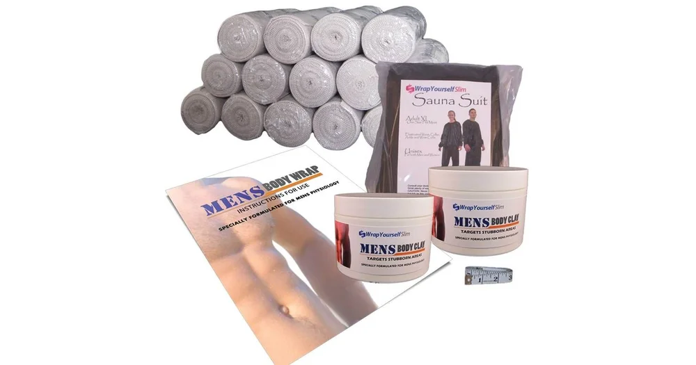 Wrap Yourself Slim Mens Complete Contour Body Wrap Kit reviews ...