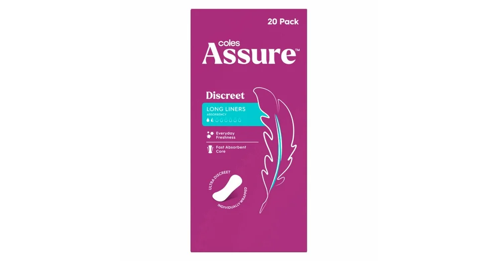 Coles Assure Discreet Long Liners reviews | ProductReview.com.au