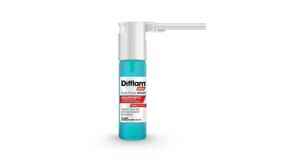Difflam Plus Anaesthetic Sore Throat Spray reviews | ProductReview.com.au