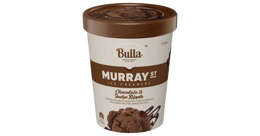 Bulla Murray Street Ice Creamery Chocolate & Fudge Ripple reviews ...