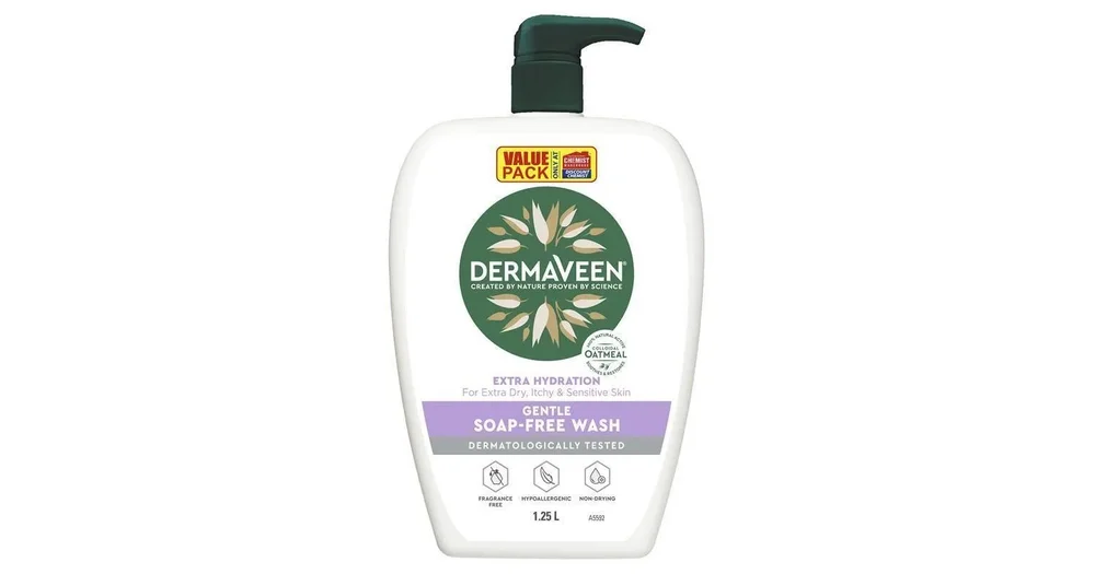 DermaVeen Extra Hydration Gentle Soap Free Wash reviews | ProductReview ...