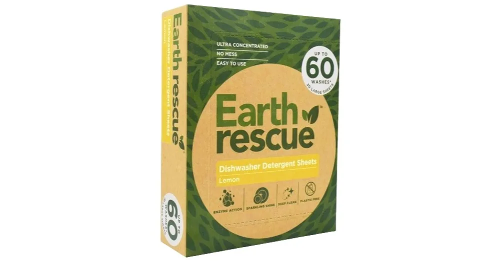 Earth Rescue Dishwasher Detergent Sheets Lemon reviews | ProductReview.com.au