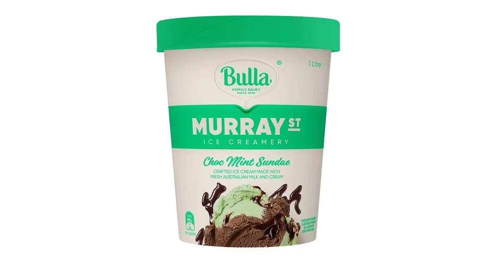 Bulla Murray Street Ice Creamery Choc Mint Sundae reviews ...