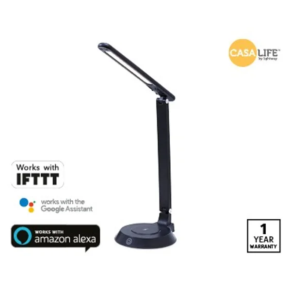 ALDI Casa Life Wi-Fi Smart and Wireless Charging LED Table Lamp reviews ...