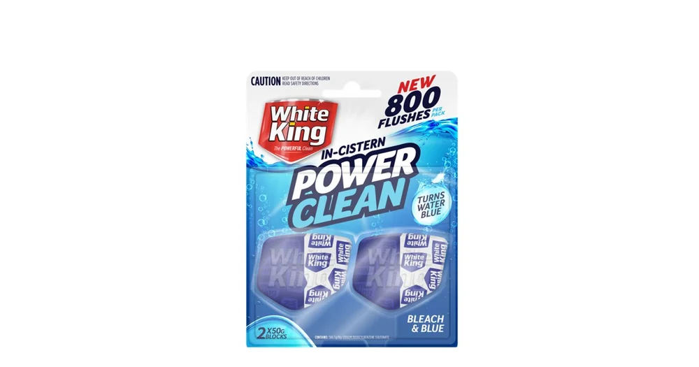 White King Power Clean In Cistern Bleach & Blue reviews | ProductReview ...
