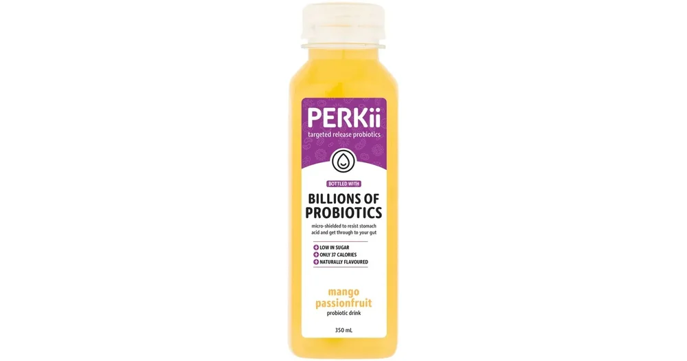 PERKii Mango Passionfruit Probiotic Drink reviews | ProductReview.com.au