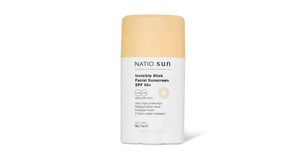 Natio Sun Invisible Stick Facial Sunscreen SPF 50+ reviews ...