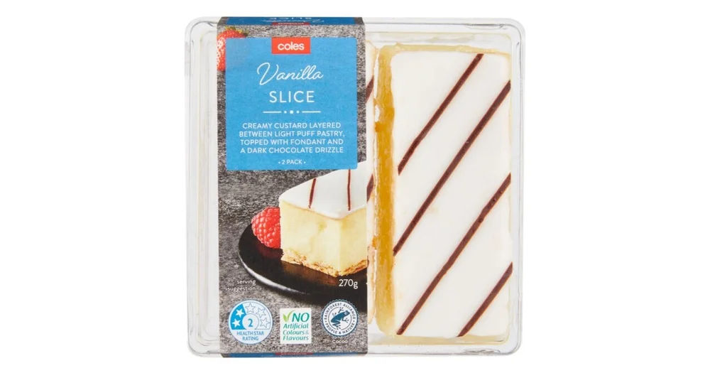 Coles Vanilla Slice reviews | ProductReview.com.au