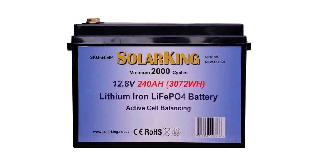 SolarKing 12.8V 240Ah Lithium Battery CB-240-12-100 reviews ...