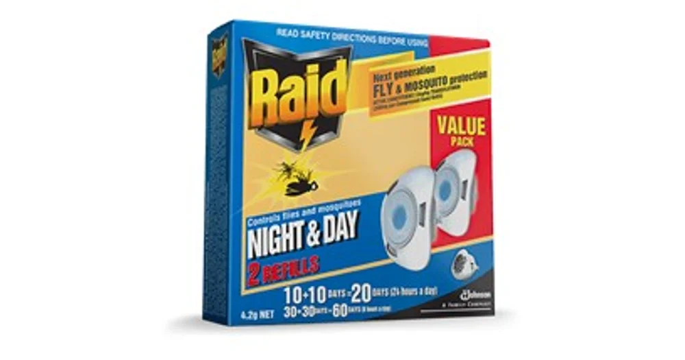Raid Fly & Mosquito Protection Night & Day | ProductReview.com.au