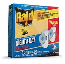 Raid Fly & Mosquito Protection Night & Day reviews | ProductReview.com.au