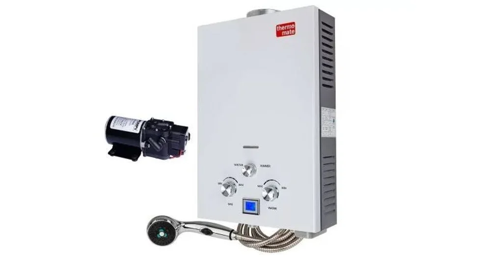 Thermomate Gas Hot Water Heater Portable Shower Camping LPG Instant 4WD ...