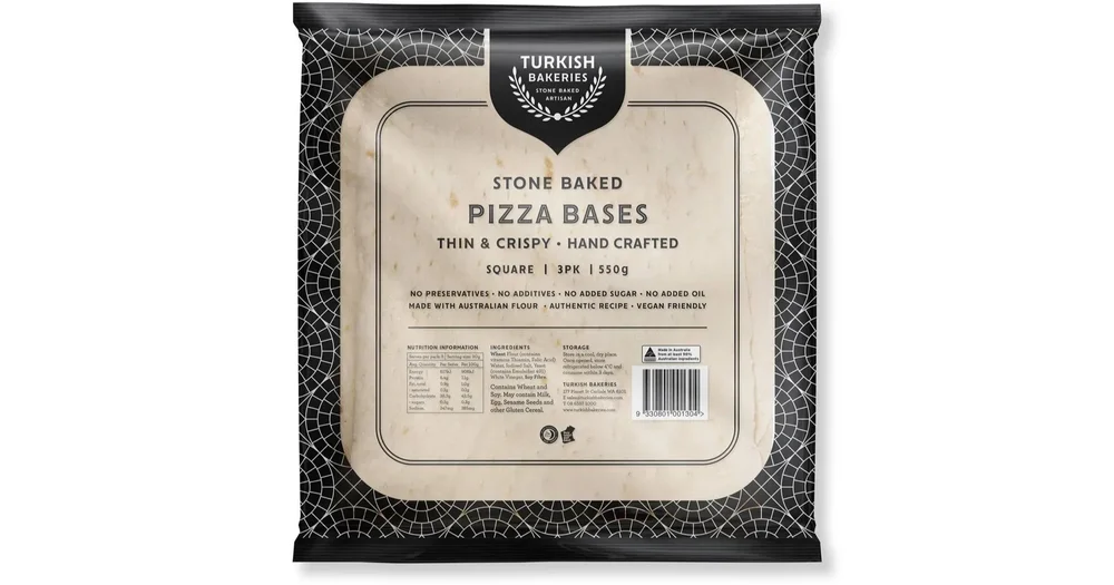 Turkish Bakeries Stone Baked Pizza Bases reviews | ProductReview.com.au
