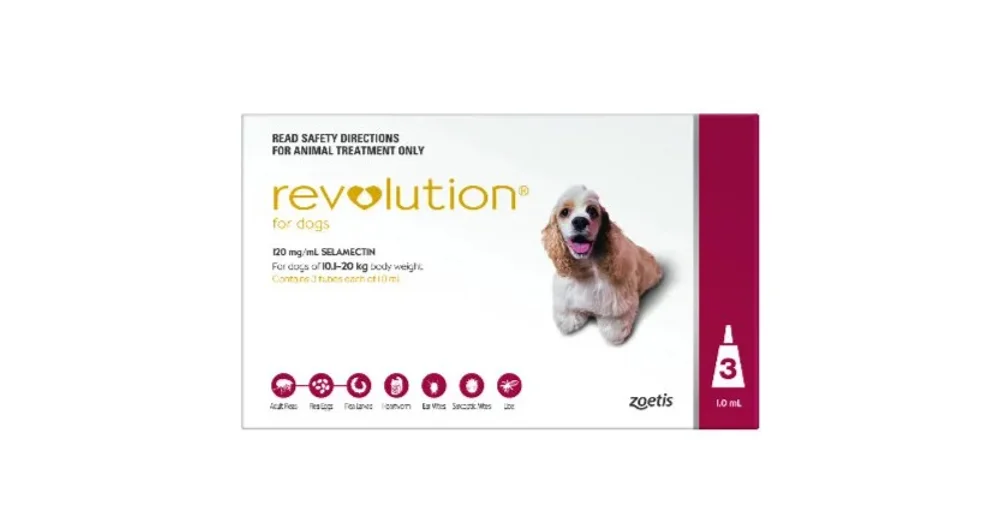 Zoetis Revolution for Dogs Red (Medium Dog) reviews | ProductReview.com.au