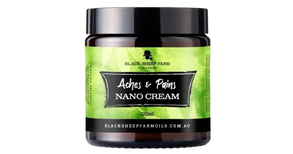 Black Sheep Farm Aches & Pains Nano Cream reviews | ProductReview.com.au