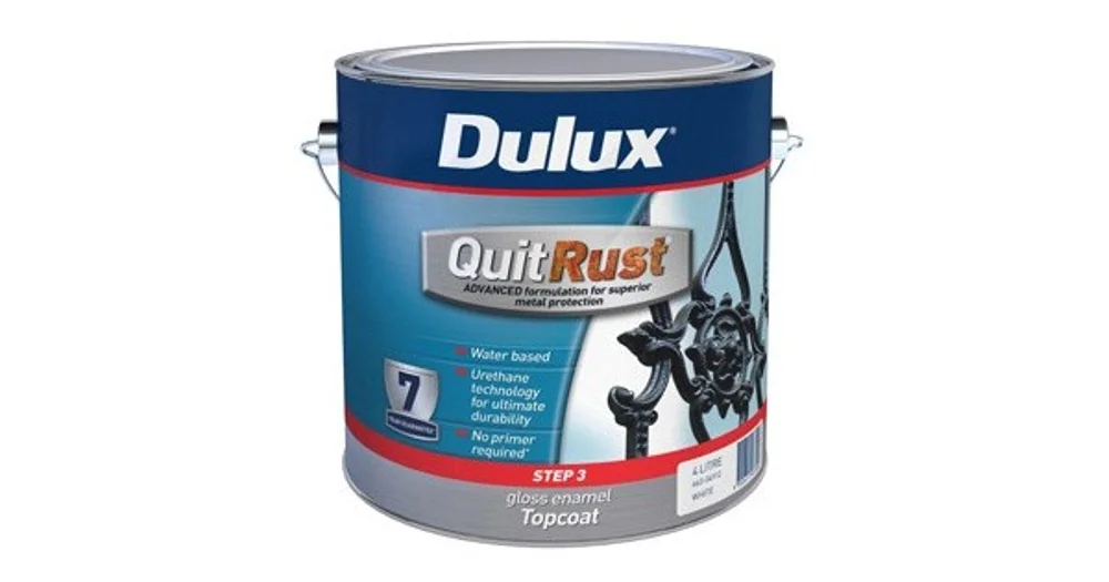 Dulux Quit Rust Waterbased Gloss Enamel | ProductReview.com.au