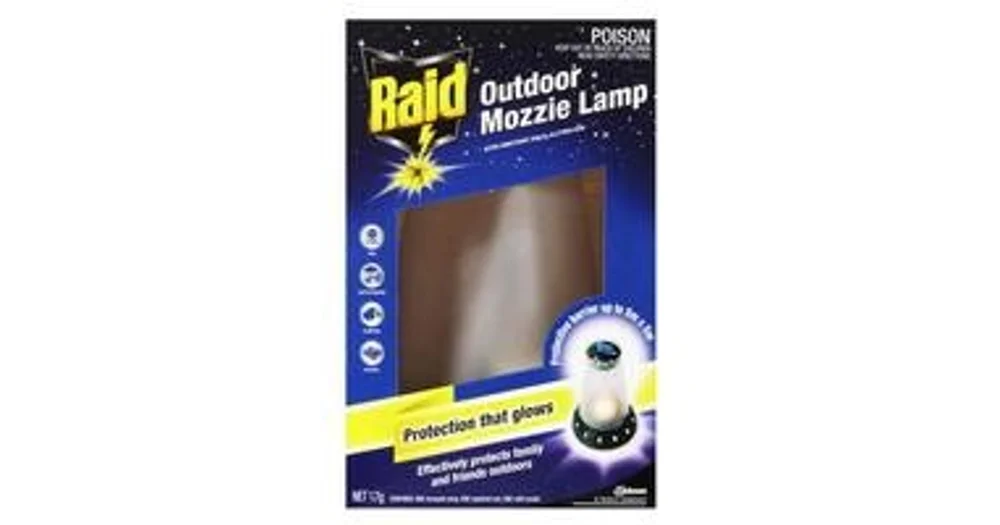 Raid Outdoor Mozzie Lamp Questions | ProductReview.com.au