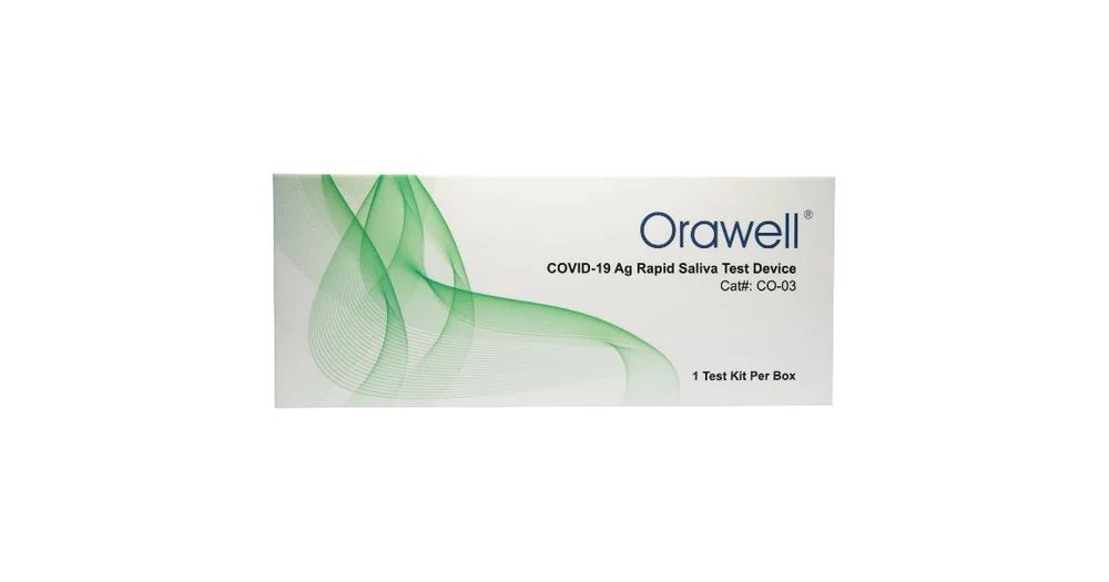 Orawell COVID-19 Ag Rapid saliva test device (Self-test ...