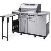 ALDI Coolabah 4 Burner Hooded BBQ with Side Burner (Oct 2016, Oct 2017 ...
