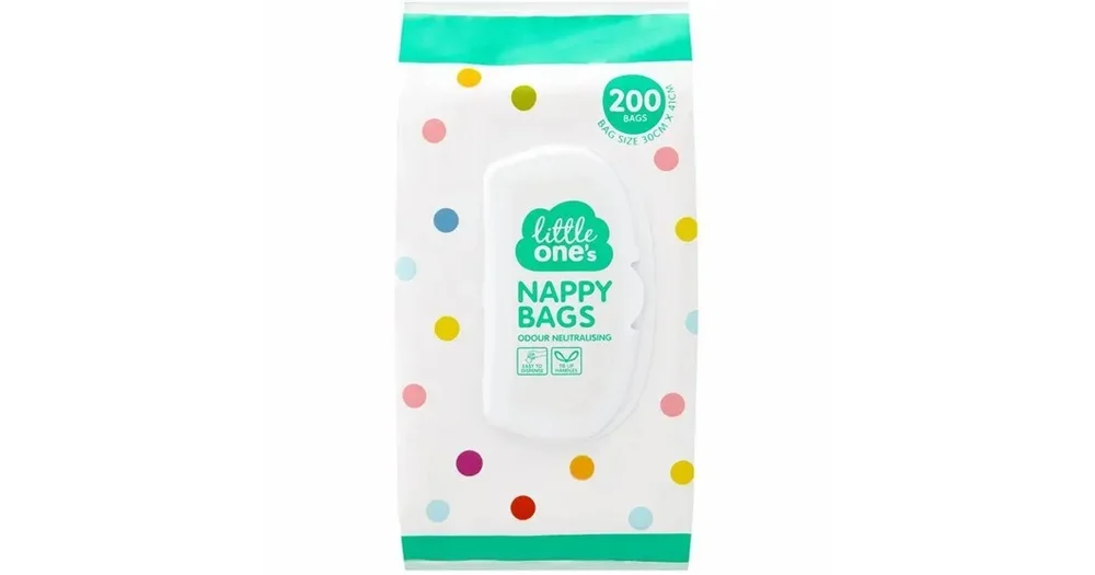 Woolworths Little One's Nappy Bags Odour Neutralising 200 Pack ...