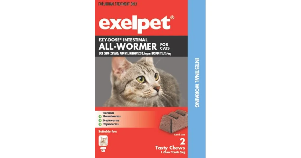 Exelpet EZY-DOSE Intestinal All-Wormer for Cats Questions ...