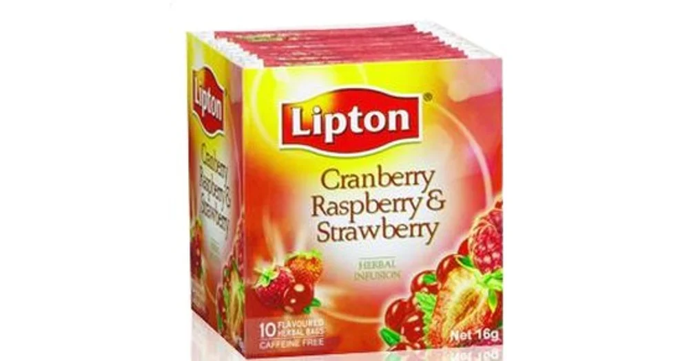 Lipton Cranberry Raspberry & Strawberry Herbal Infusion reviews ...