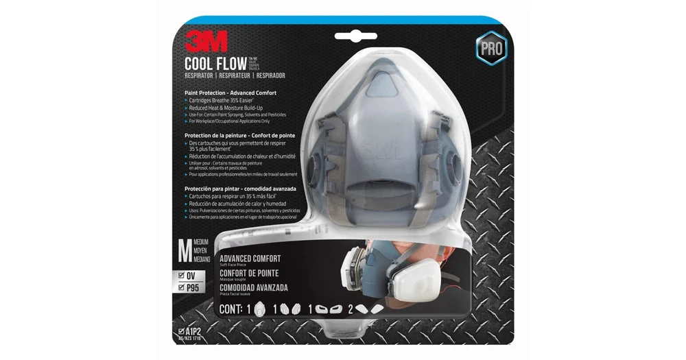 3M Advanced Comfort Reusable Respirator 7512P1-DC reviews ...