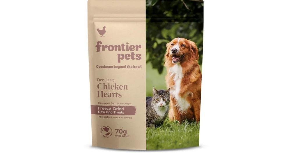 Frontier Pets Freeze-Dried Raw Dog Treats Free-Range Chicken Hearts ...