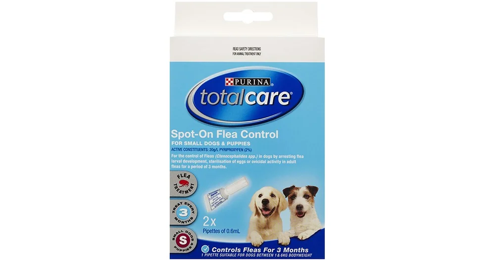 Total Care Spot-On Flea Control For Small Dogs & Puppies reviews ...