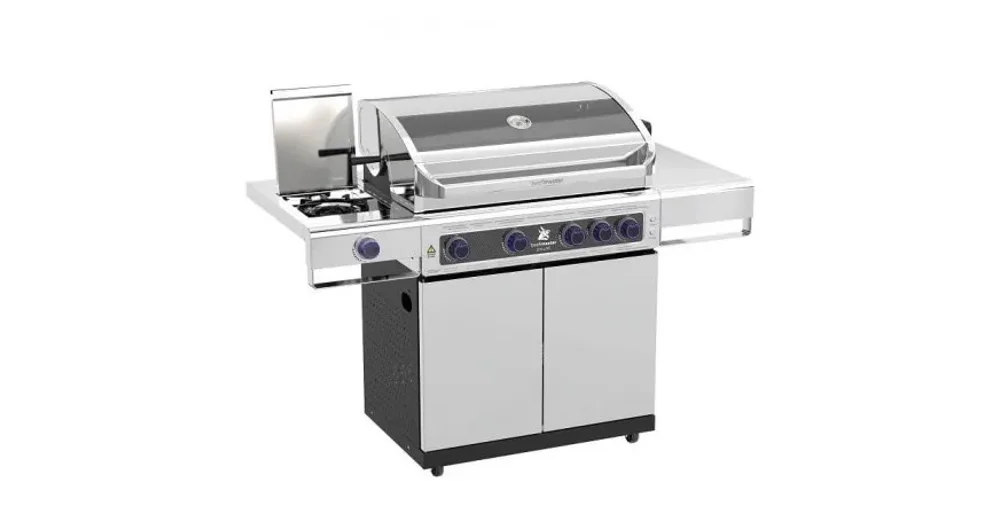 Beefmaster Deluxe 4 Burner On Deluxe Cart DXB4DXCWDXSV | ProductReview ...