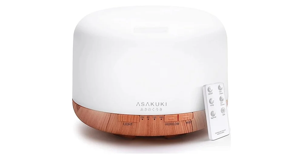 Asakuki Rock 500ml Essential Oil Diffuser reviews | ProductReview.com.au