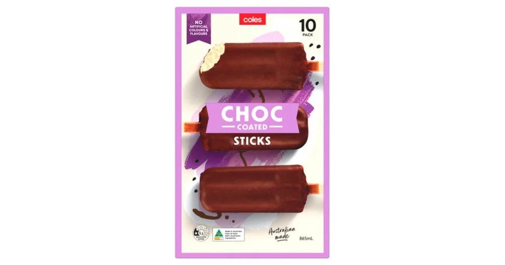 Coles Choc Coated Sticks reviews | ProductReview.com.au
